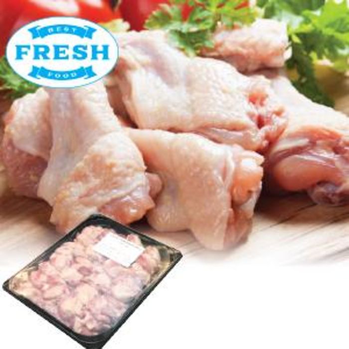 Jj Foodservice Poultrychickenfresh Chicken Fresh Halal Chicken Prime Wings Niblets 1x25kg