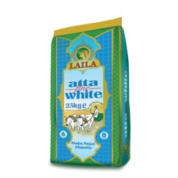 Buy Laila Atta Fine White Flour (Chapatti Flour) -1x25kg - Order Online ...