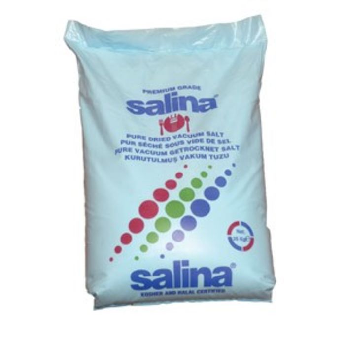Buy Salina Pure Dried Vacuum Salt-1x25kg - Order Online From JJ Foodservice