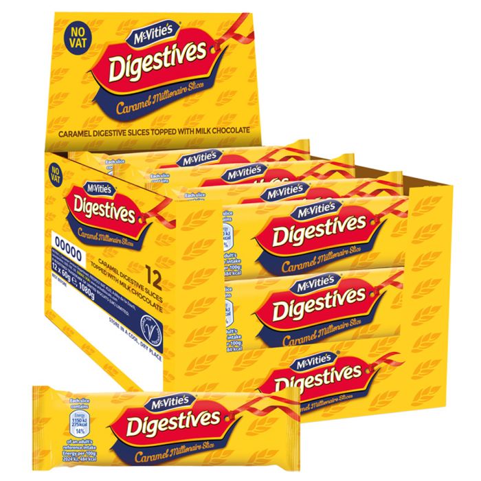 Buy McVities Eat Now Caramel Millionaire Digestive Slice 12x51.5g ...