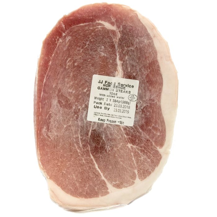 Buy Frozen Horse Shoe Gammon Steak-2x284g - Order Online From JJ ...