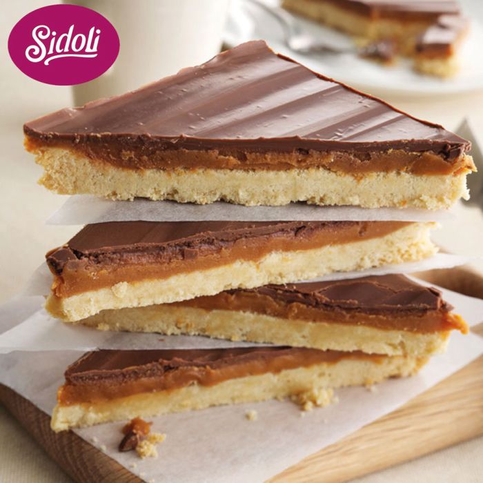 Buy Sidoli Millionaires Caramel Shortcake 12 Portions-1x1.1kg - Order ...