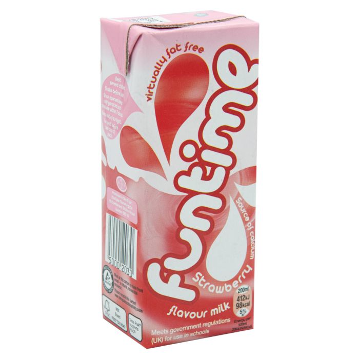 Buy Funtime Strawberry Flavoured Milk-30x200ml - Order Online From JJ ...