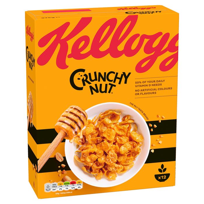 Buy Kelloggs Crunchy Nut (Single) -1x375g - Order Online From JJ ...
